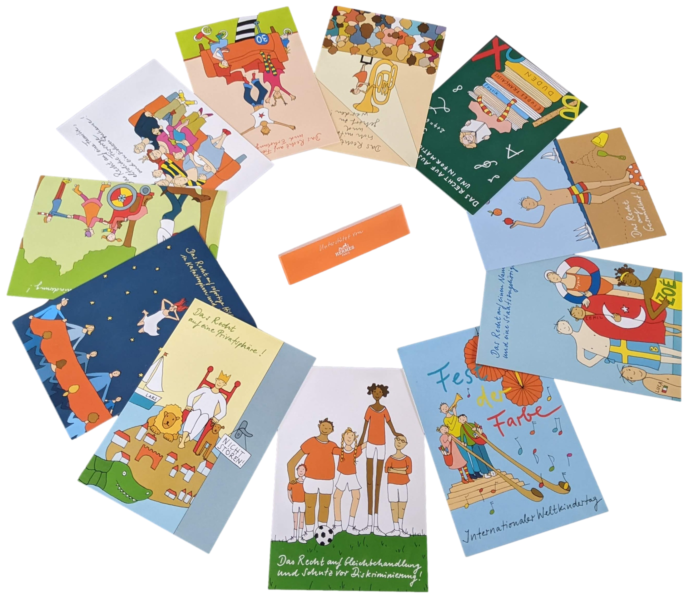 HERMES Collector's Postal Card Set (German), VIP! | poupishop