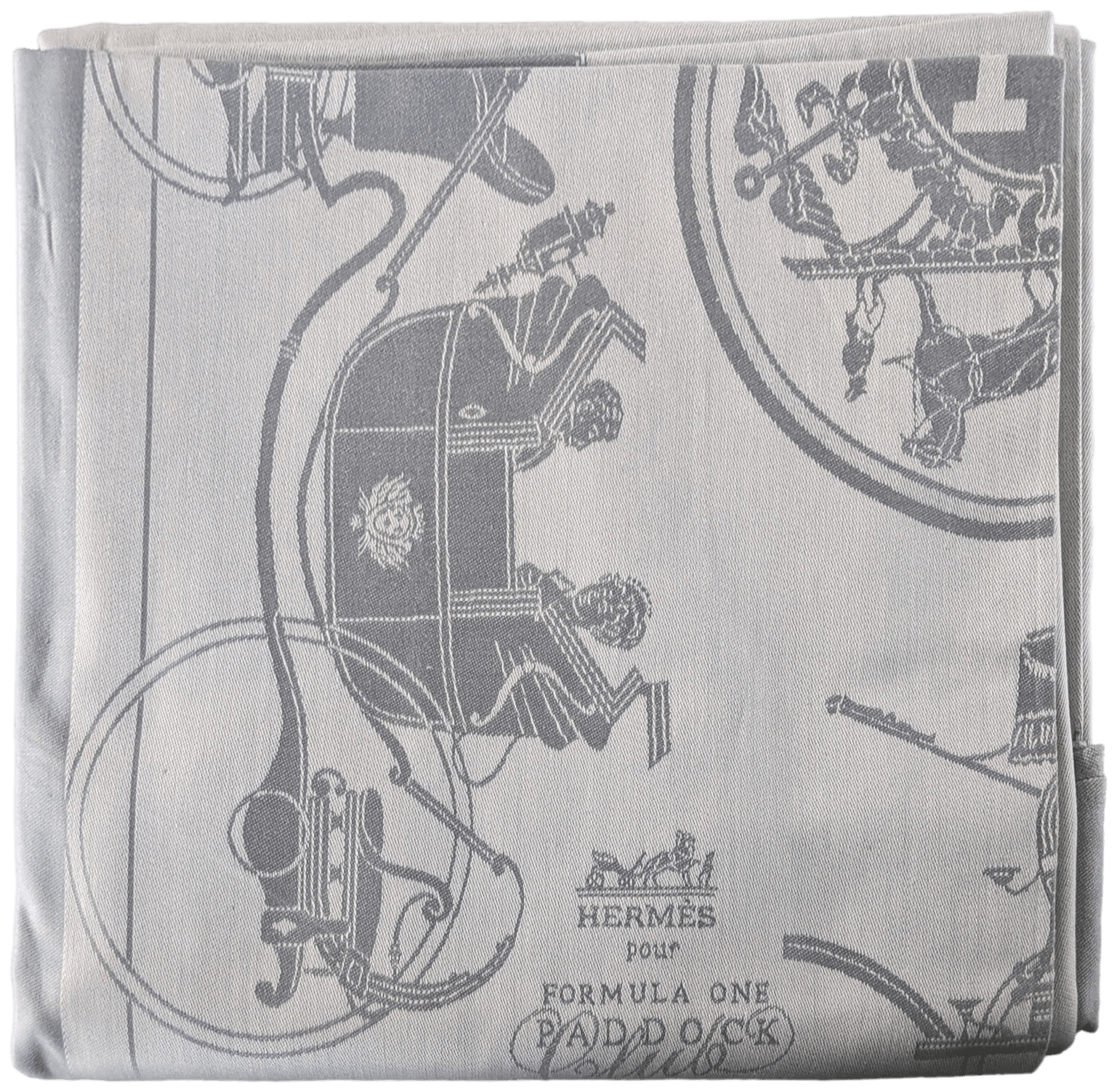 HERMES x FORMULA ONE PADDOCK CLUB VIP Set of Tablecloth & 6 Napkins ...