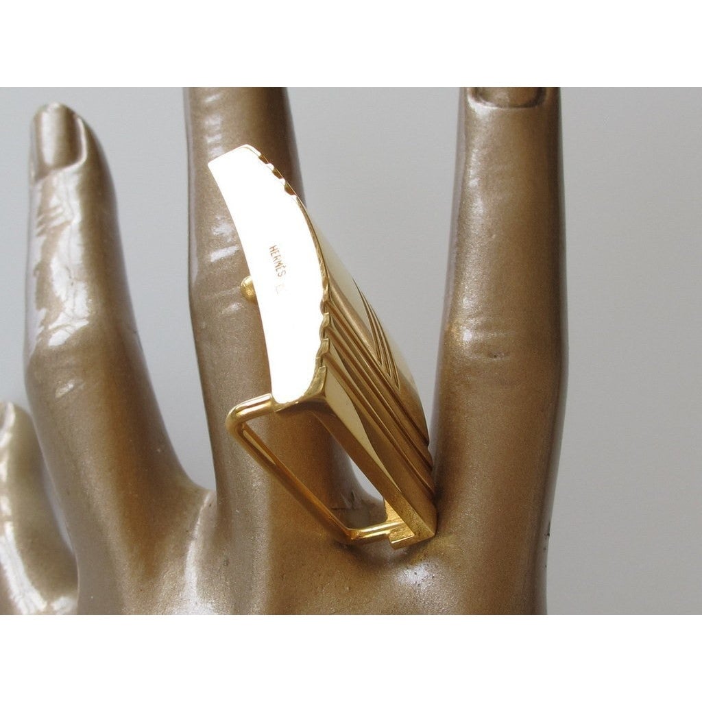 Hermes Gold Kelly Lock Belt Buckle 32 mm, Rare! | poupishop