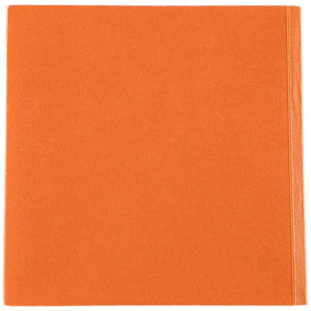HERMES Orange Carre Booklet | poupishop