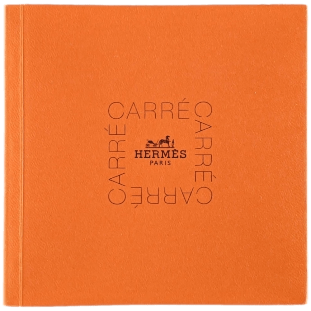 HERMES Orange Carre Booklet | poupishop