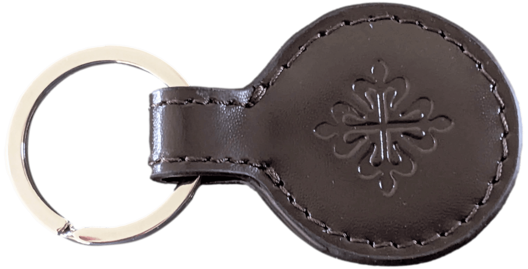 PATEK PHILIPPE VIP Ebene Glazing Leather Keyring, New! | poupishop