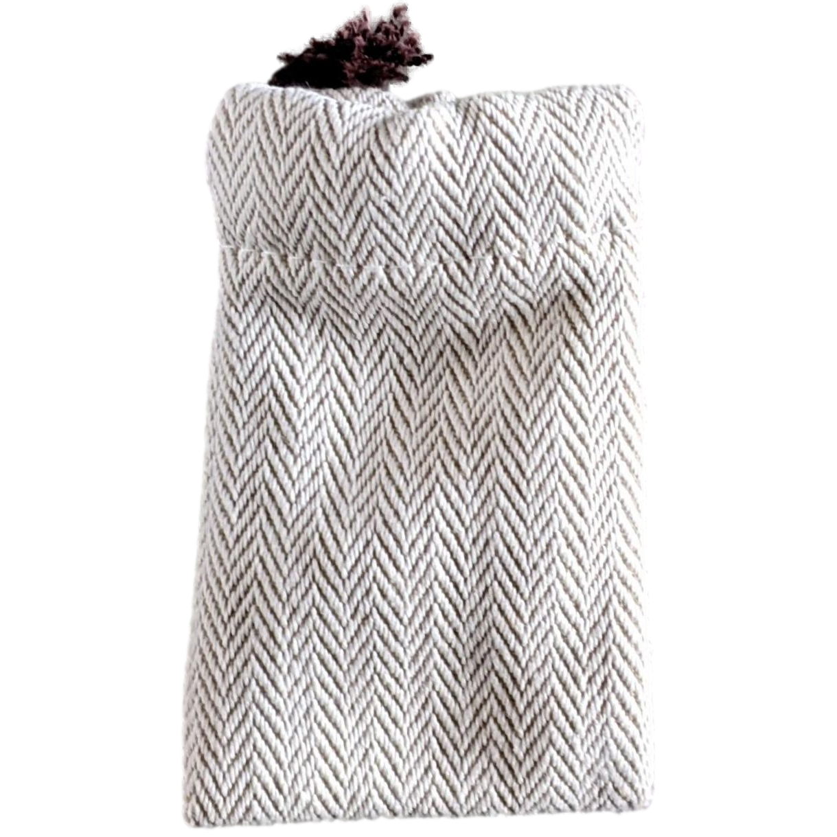 Hermes [H04] Toile Chevron Dust Cover Bag Herringbone Canvas 5 x 8 cm ...